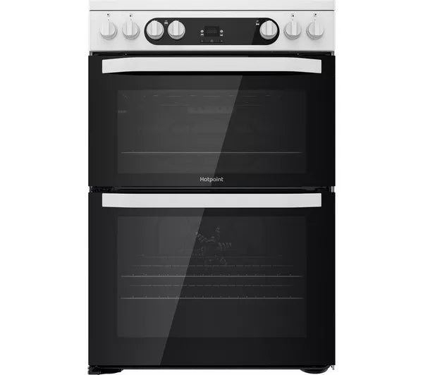 Hotpoint HDM67V9HCW/UK/1 - White Electric Ceramic Cooker - 72L Main Ov ...