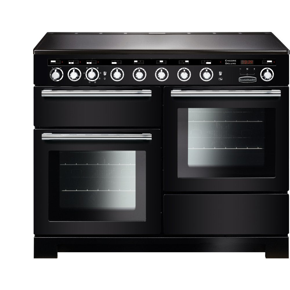 Rangemaster EDL110EIBL/C - Black 110cm Range Cooker - Induction - A Ra ...