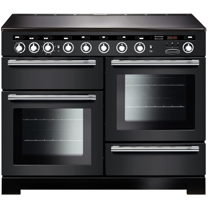 Rangemaster EDL110EICB/C - Charcoal Black Range Cooker - 110cm Inducti ...