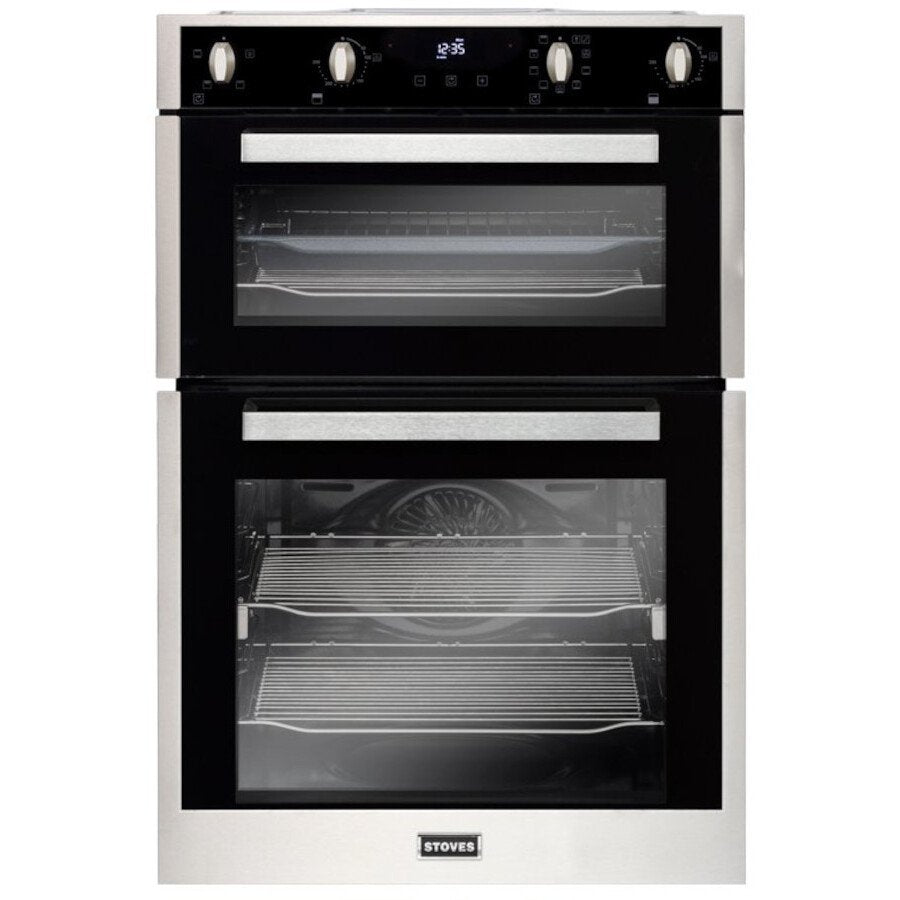 Stoves BI902MFCT 444410216 - Stainless Steel Double Oven - 110L Capaci ...