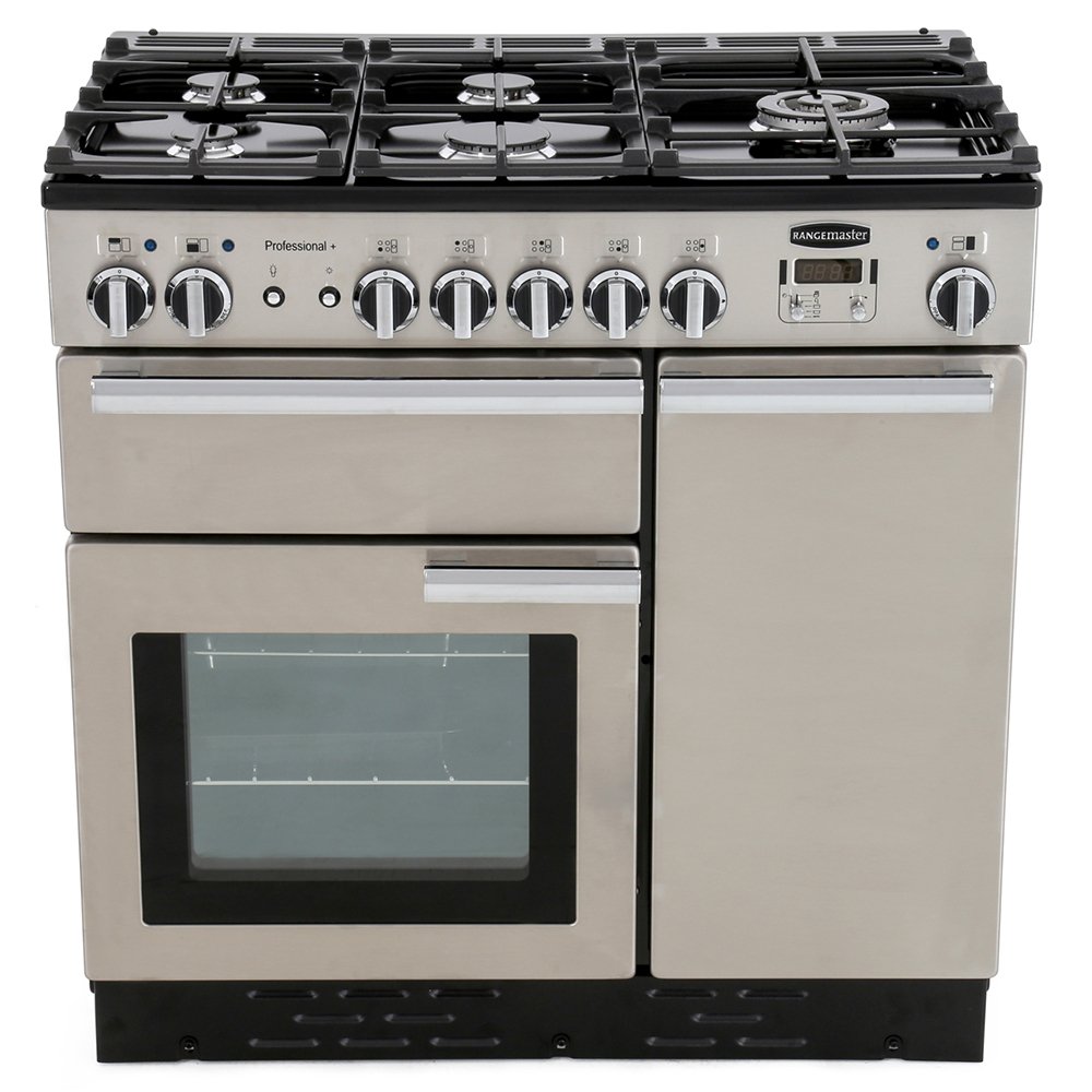 Rangemaster PROP90DFFSS/C - Stainless Steel/Chrome 90cm Range Cooker ...