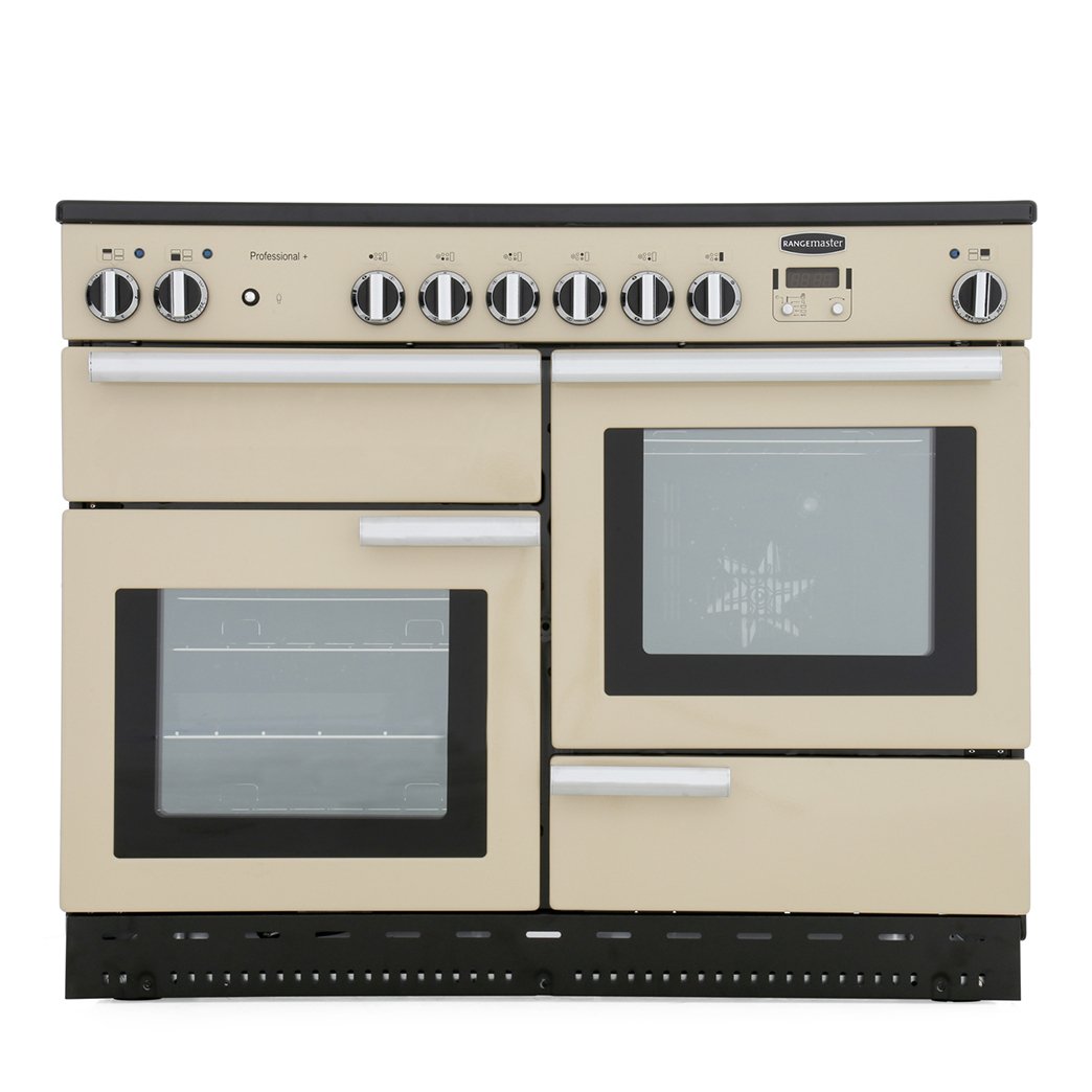 Rangemaster PROP110ECCR/C - Cream/Chrome 110cm Range Cooker - Ceramic ...