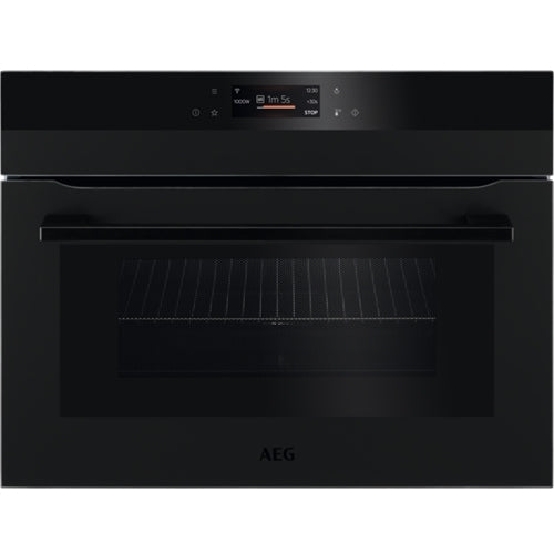 AEG KMK768080T - Black Built-In Combination Microwave - 43L - CombiQui ...