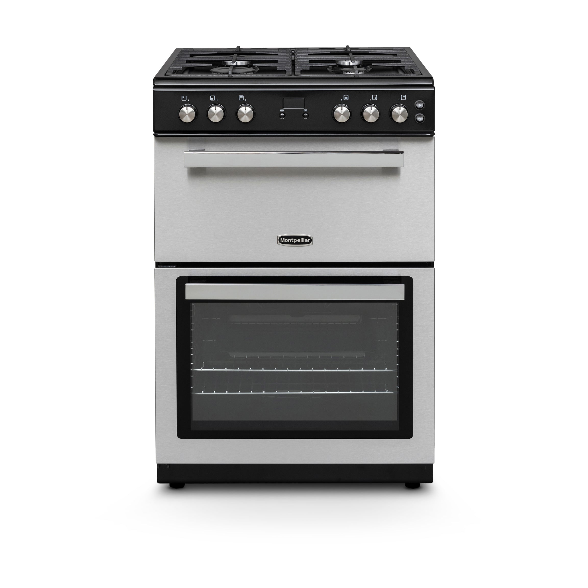 Montpellier MMRG60X - Stainless Steel 60cm Double Oven Gas Range Cooke ...