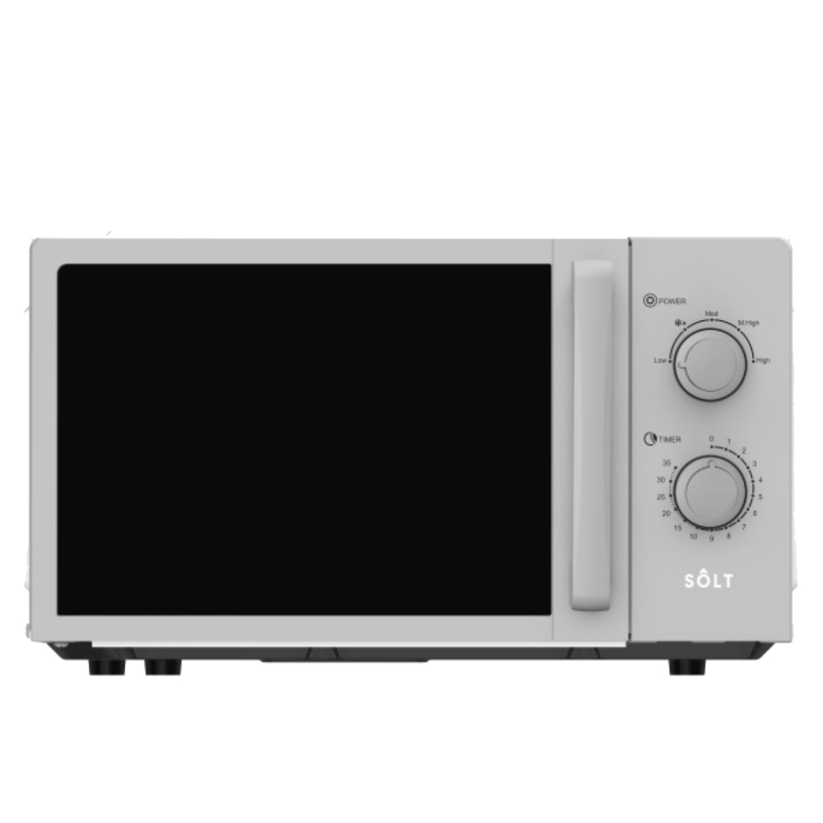 Solt SMW20SX Silver 20L 700W Microwave With Stainless Steel Cavity ...