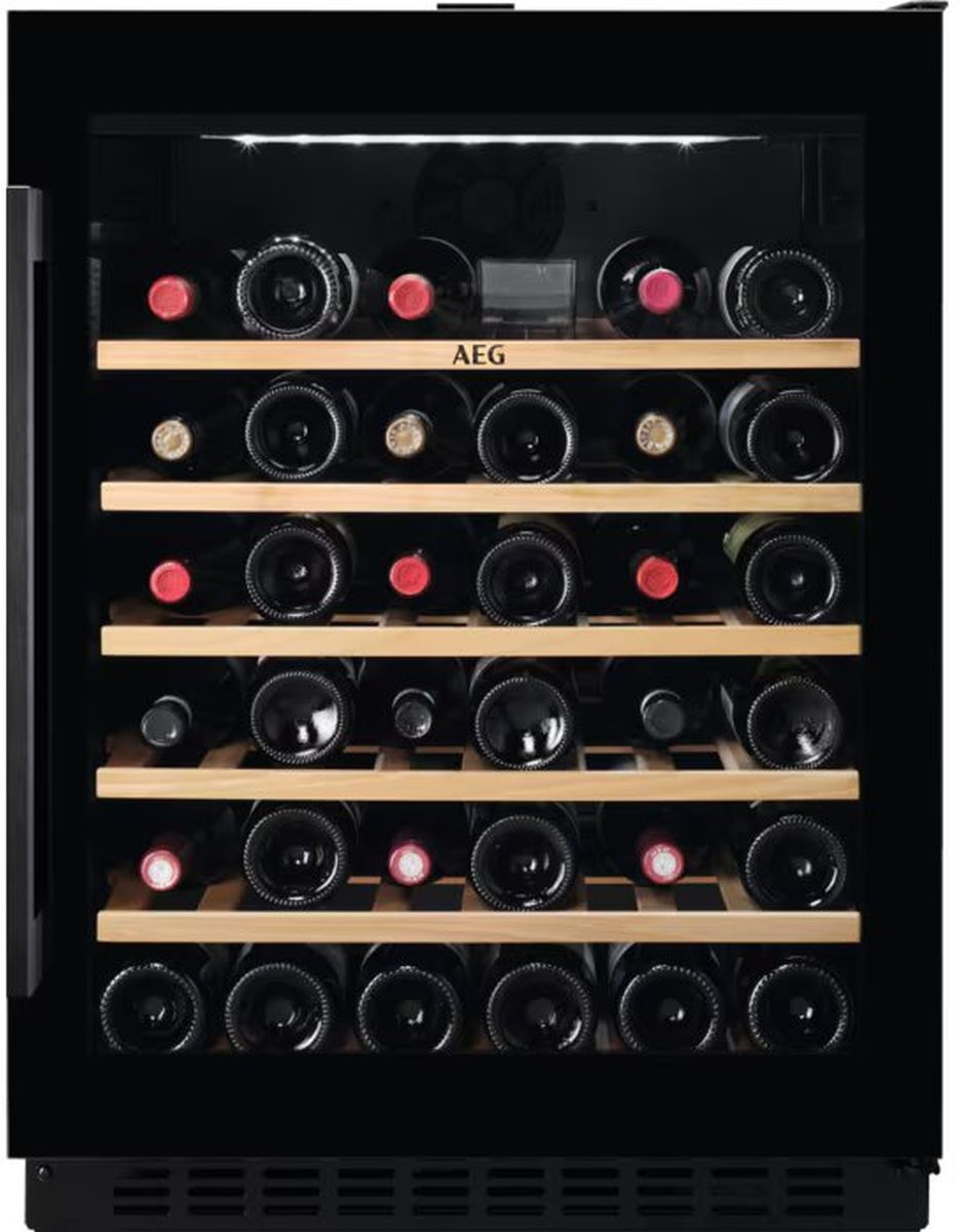 AEG AWS4052B5B - Black/Glass Wine Cooler - 52 Bottle Capacity - G Ener ...