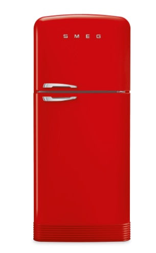 Smeg FAB50RRD5 - Red Freestanding Frost Free Fridge Freezer - E energy ...