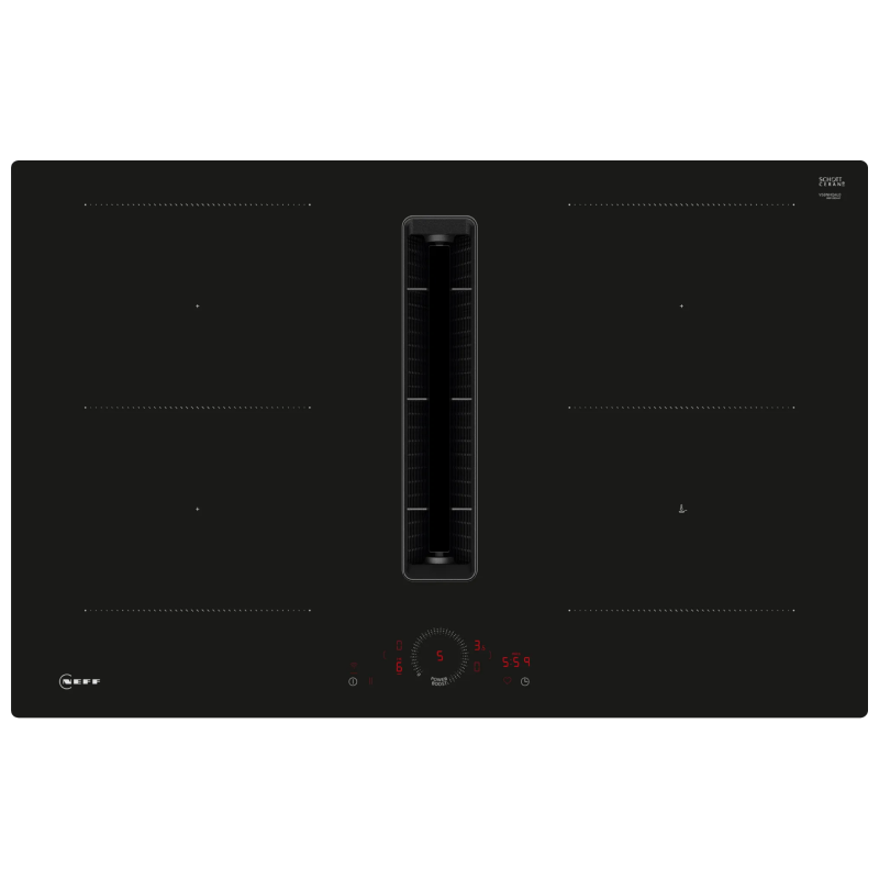 Neff V58NHQ4L0 - Black 4 Zone Venting Hob - B energy – Appliance World