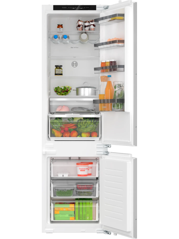 Bosch Series 4 KIN96VFD0 - Integrated Frost Free Fridge Freezer - D en ...