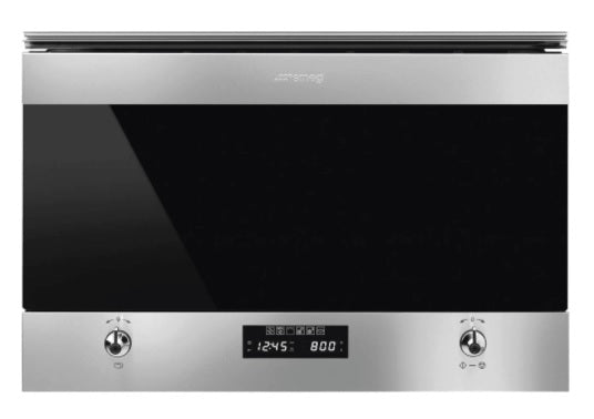 Smeg MP322X1 - Silver Built in Electric Microwave – Appliance World