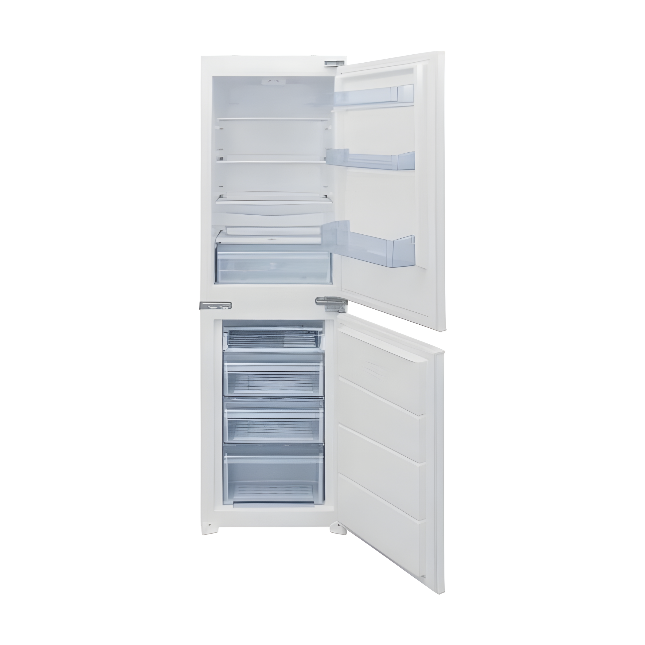 Cata FFBIFF5050E - White Integrated Fridge Freezer - 50/50 Split - E E ...