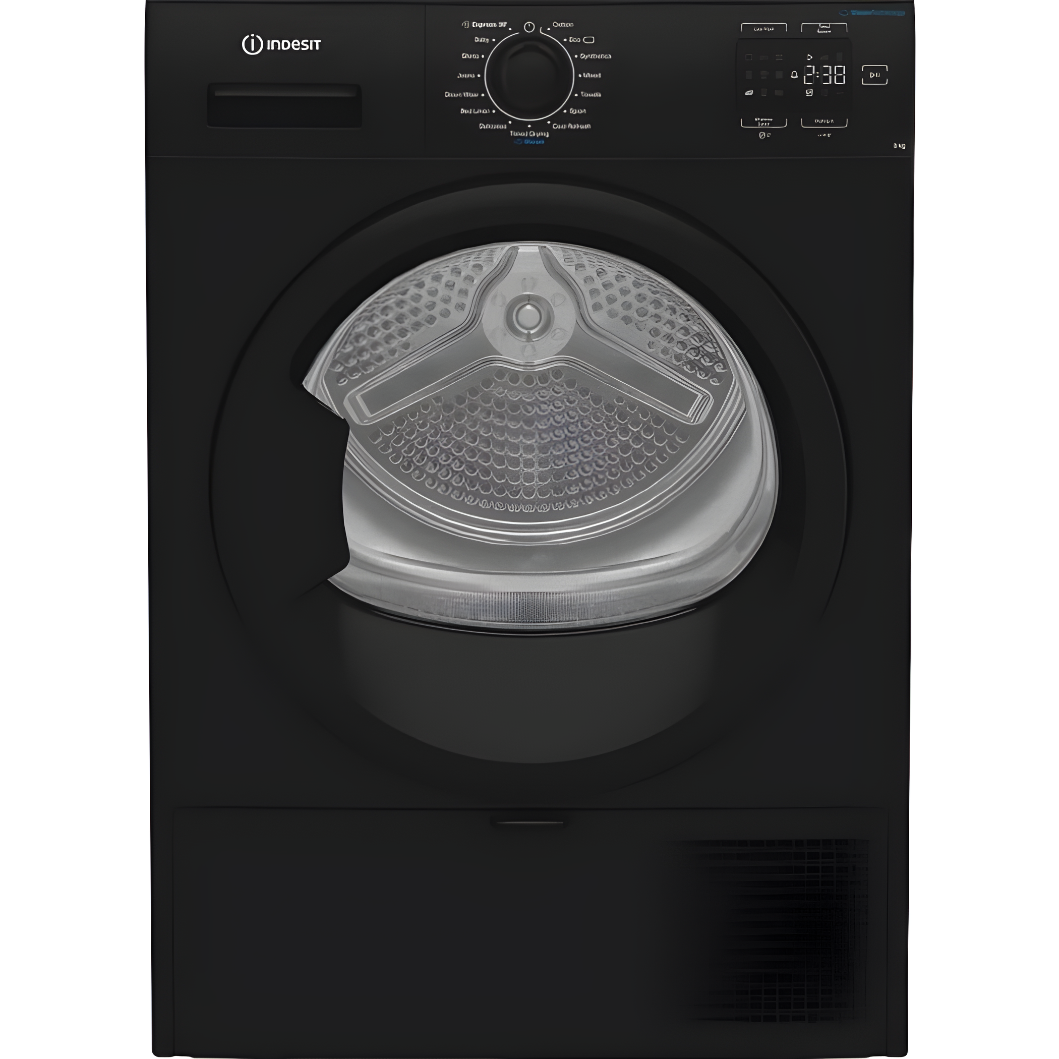 Indesit C YSD 82D BB UK - Black 8KG Heat Pump Tumble Dryer - A+ Energy ...