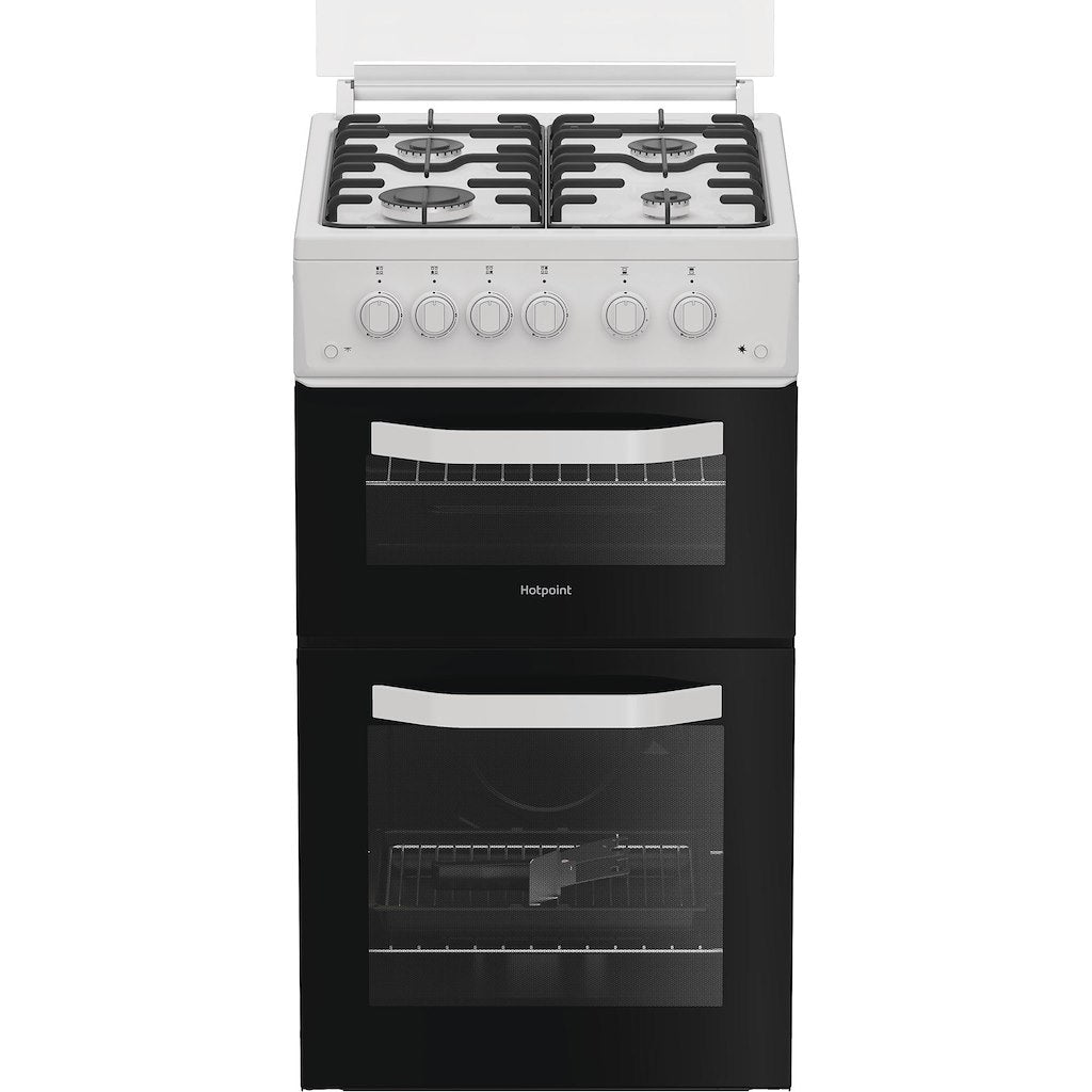 Hotpoint HTG5GCWL - White Gas Cooker - 59L - A+ Energy – Appliance World