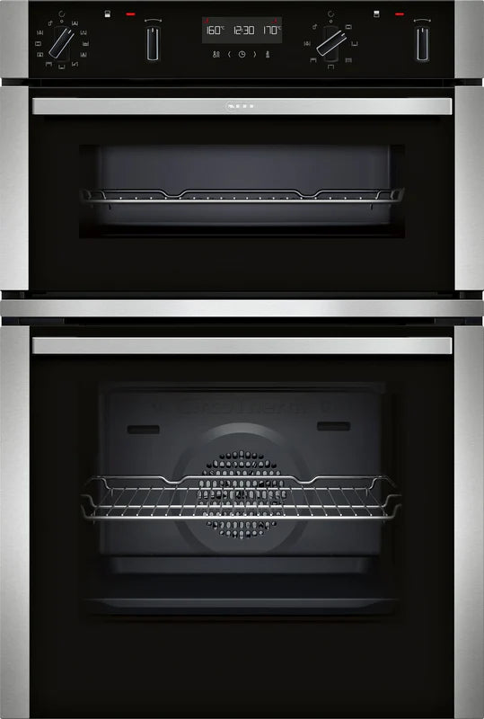 NEFF N50 U2ACH7AN7B - Stainless Steel Double Oven - Built-In Electric ...